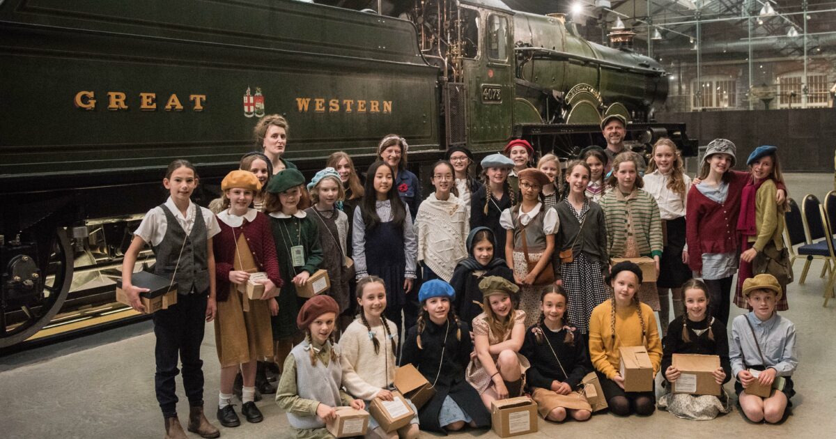 Year 6 WW2 day at Steam - Royal High School